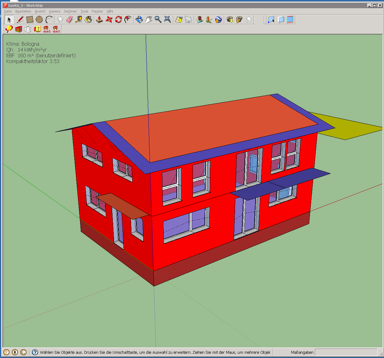 DesignPH: the SketchUp plug-in to design Passive Houses in 3D
